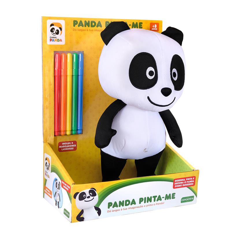 Comprar Panda Peluche Pinta-Me de Concentra | Loja Online Brinquedos