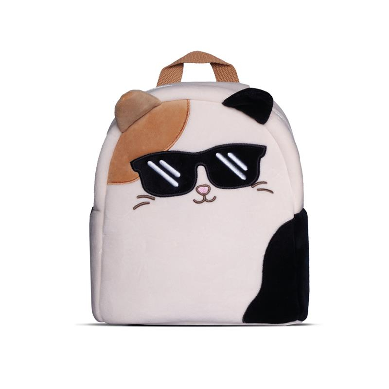 Mochila Squishmallows Cameron gato bege